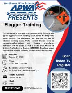 Flagger Training – APWA Ohio Chapter